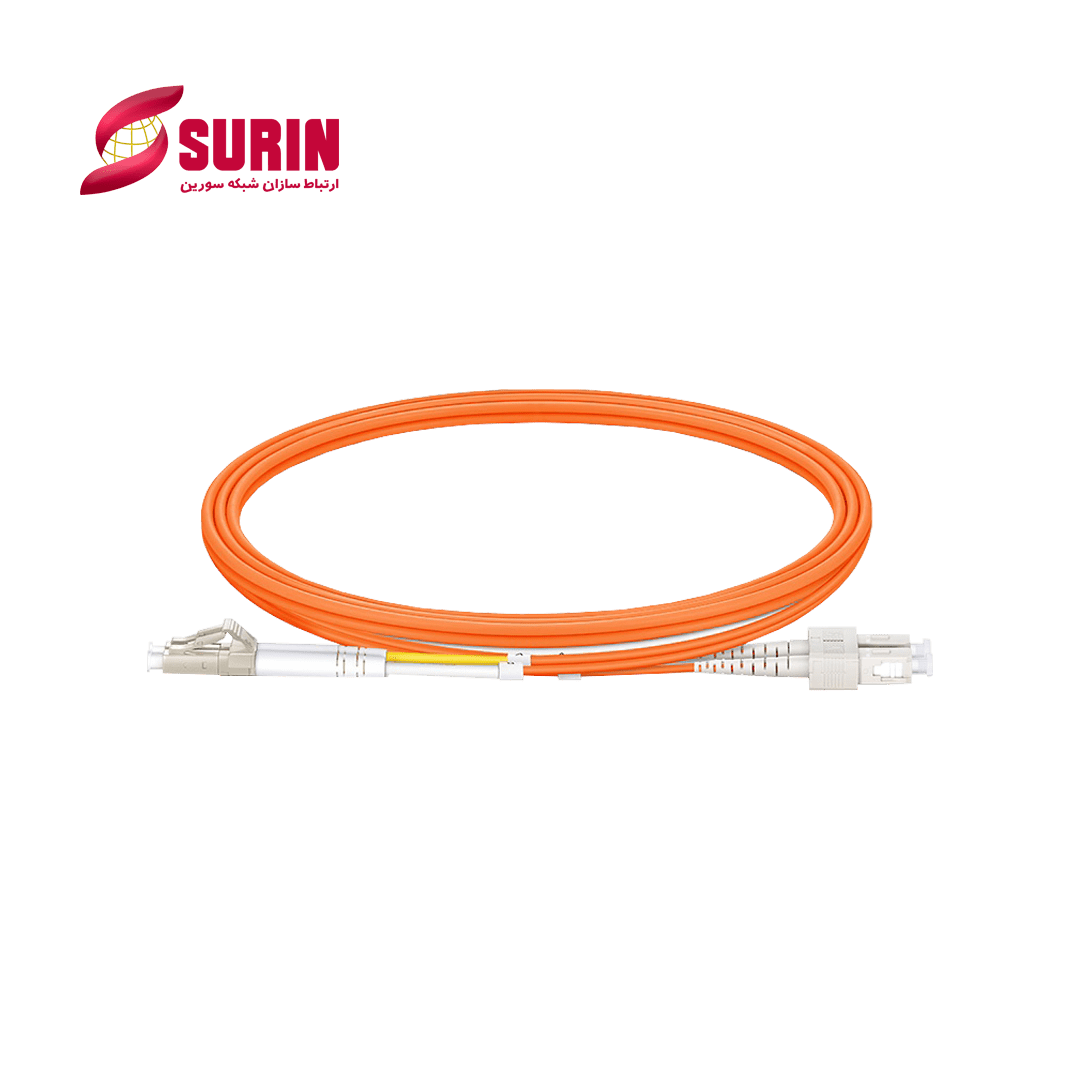 سورین نت | پچ کورد مالتی مود فیبر نوری SC LC OM1 DX 2MM 3M UPC Sandlight